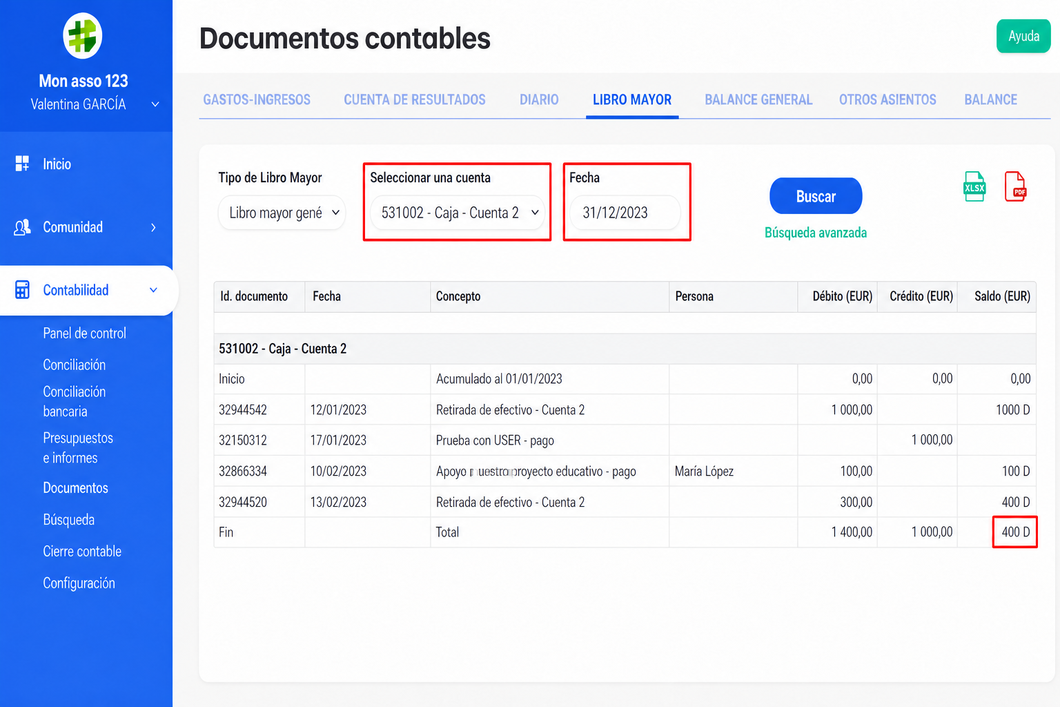 Seguimiento de la conciliación bancaria y las diferencias – Centro de ayuda